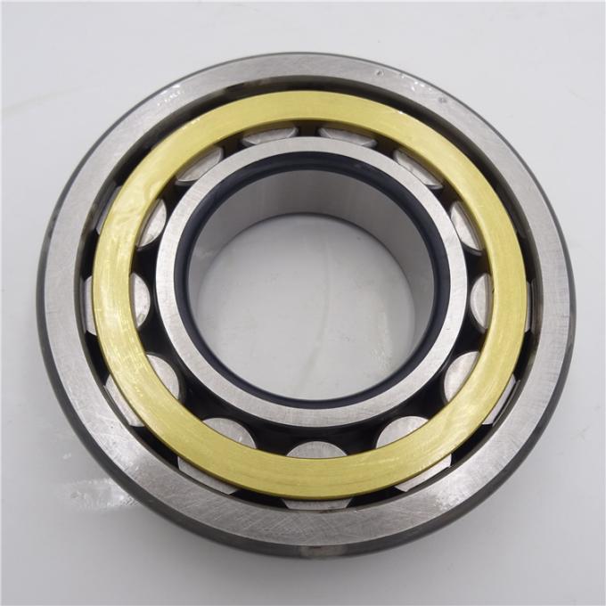 Single Row Cylindrical Roller Bearing NJ205 With Brass Cage